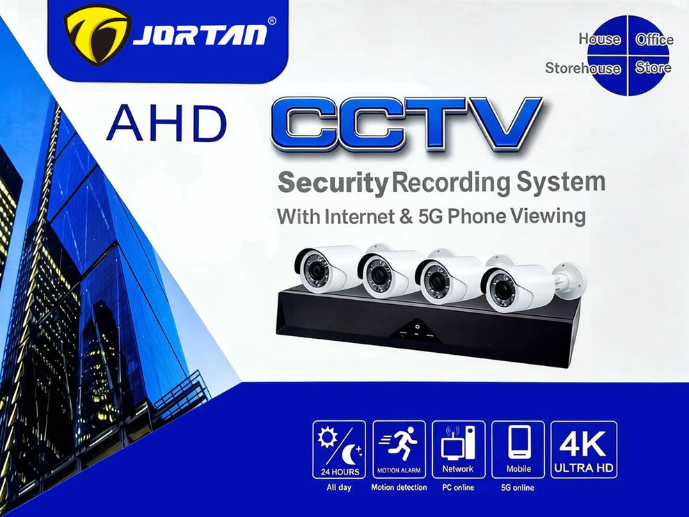 4K Ultra HD CCTV Security Recording System – CHEAPLY BAZAR